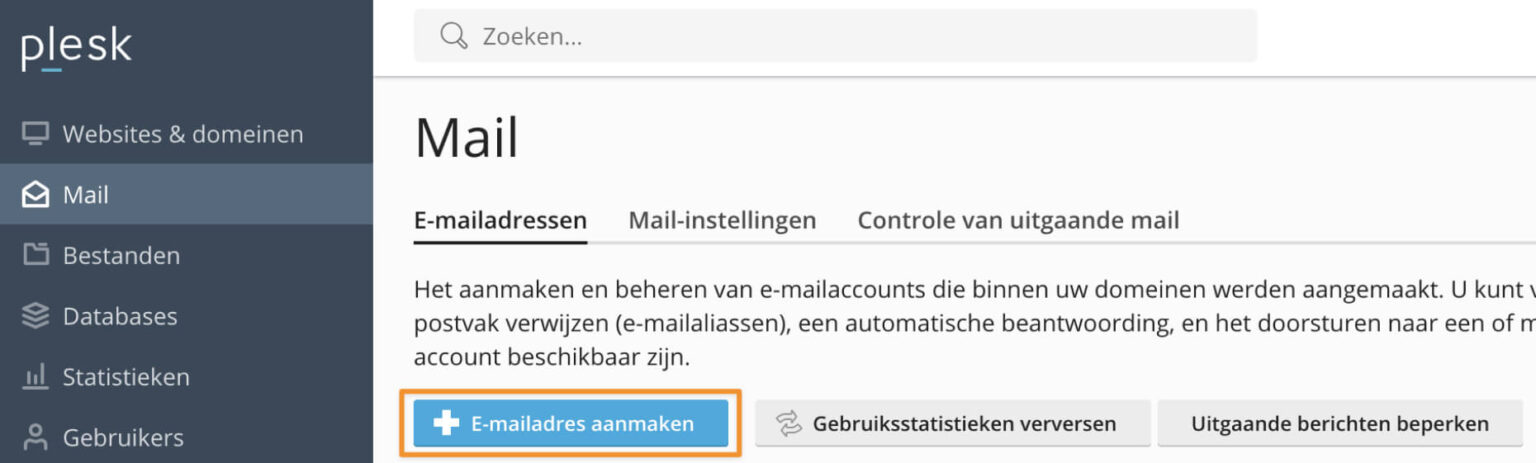 Hoe maak ik een e-mailadres aan? - MovaWorks